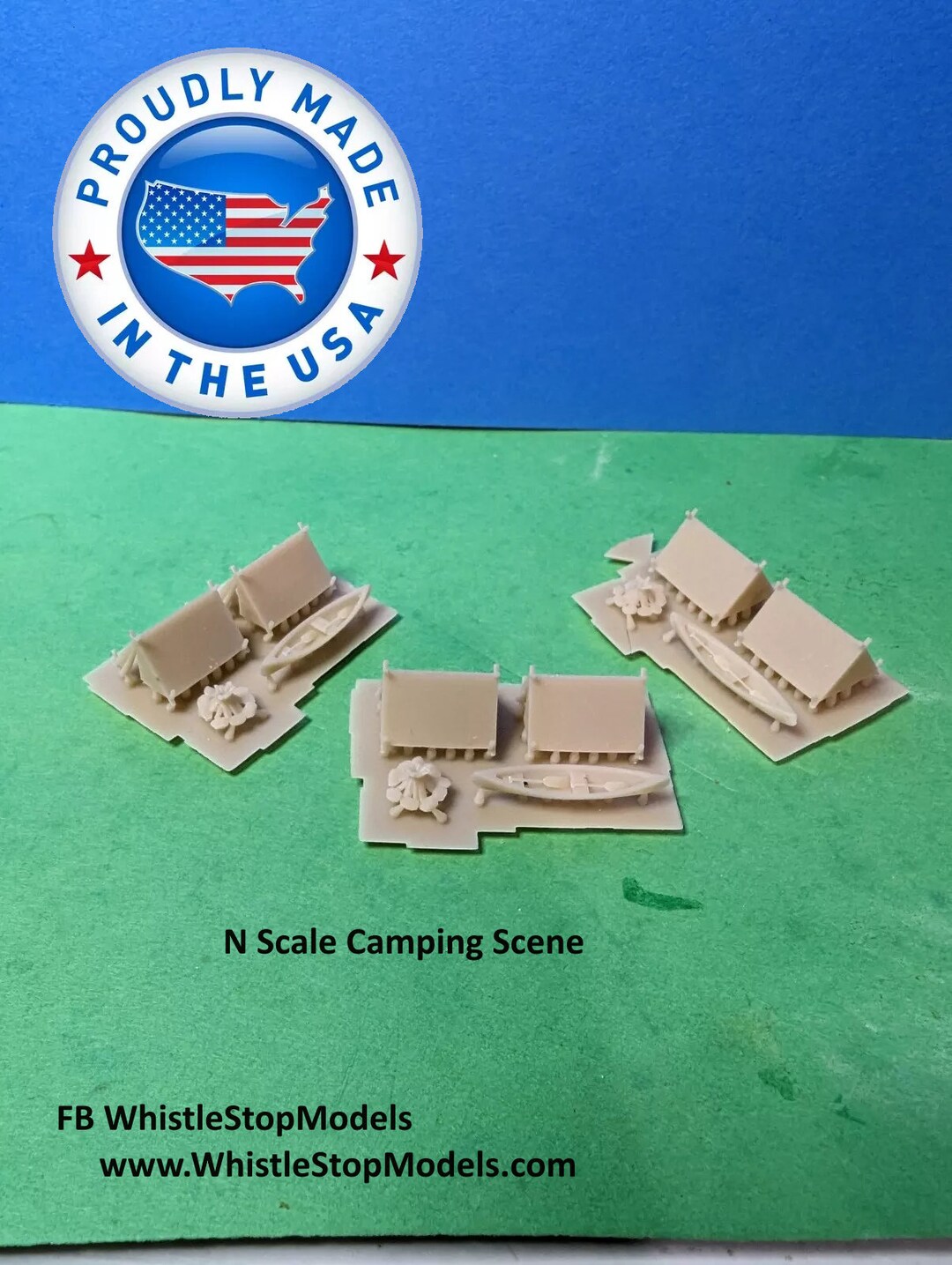 N Scale Camping Scene - Etsy