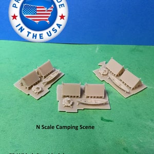 N Scale Camping Scene - Etsy