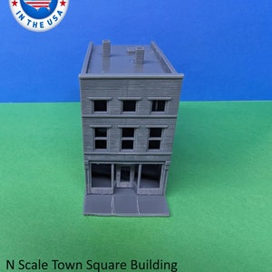 N-scale Town Square Building - Etsy
