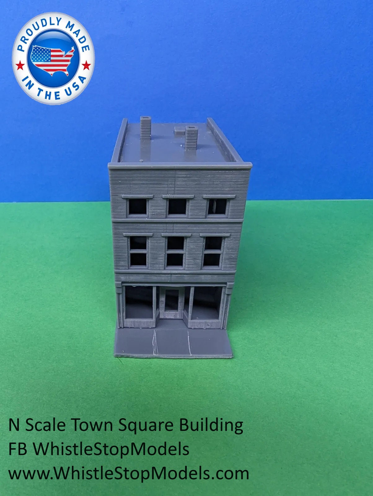 N-scale Town Square Building - Etsy