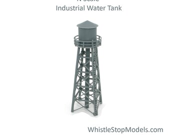 3D Printed Model Train Water Tower Kit: N, HO, OO, S, O & G Scales - Etsy