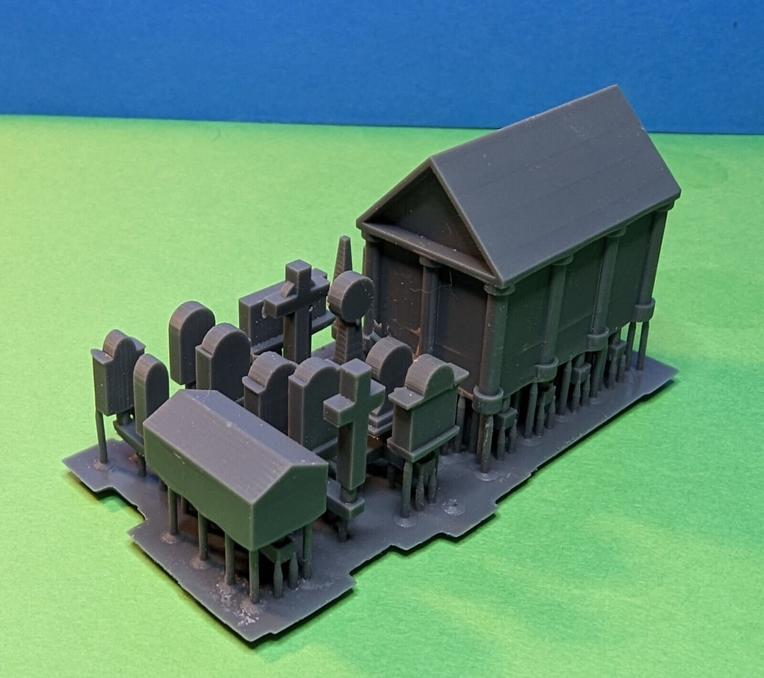 Ho-scale Cemetery Set Graveyard Graves HO6511 - Etsy