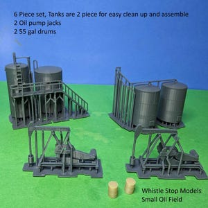 HO Scale Oil Field Set - Etsy