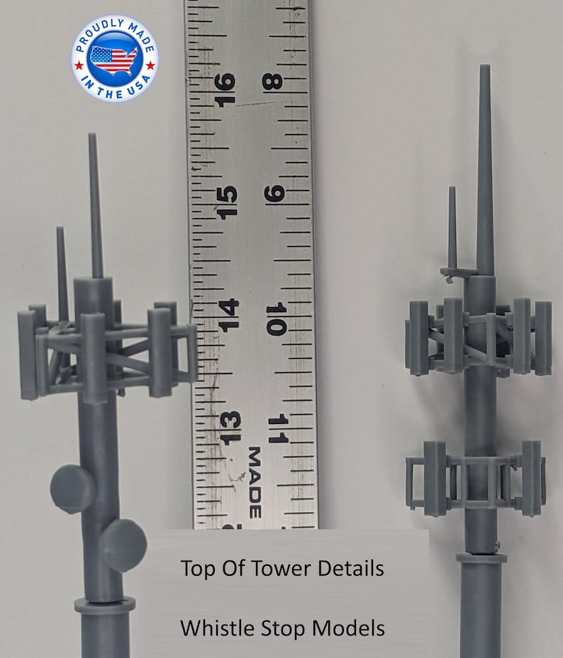 Ho-scale Cell Towers Set of 2 - Etsy