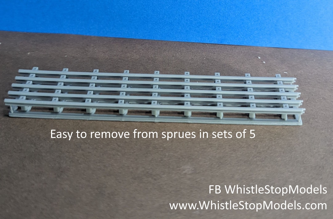 Ho-scale Road Guardrail Easy Set - Etsy