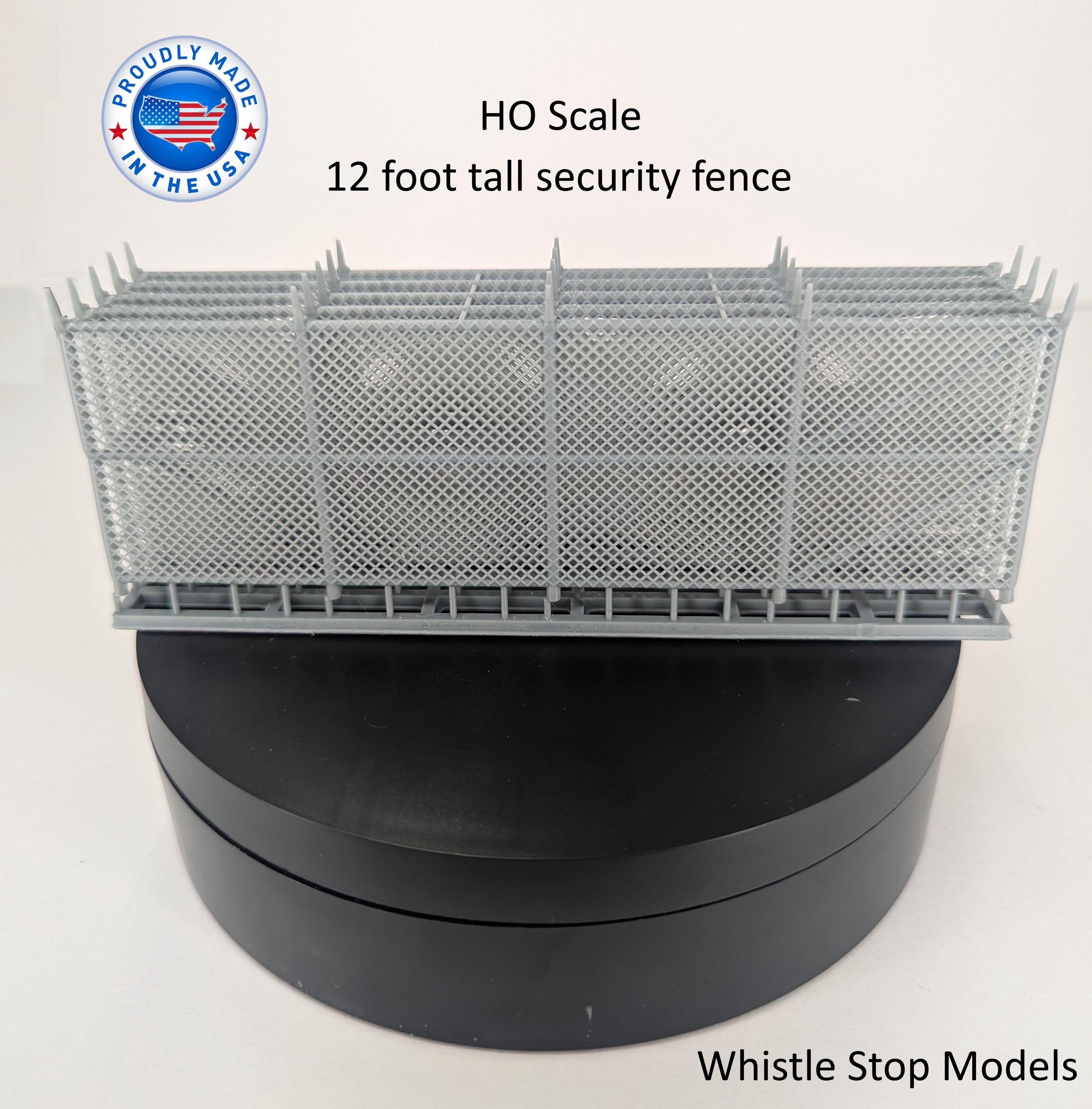 HO Scale 12 Ft Tall Security Fence HO2002 - Etsy