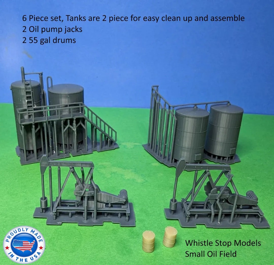 N-scale Small Oil Field - Etsy