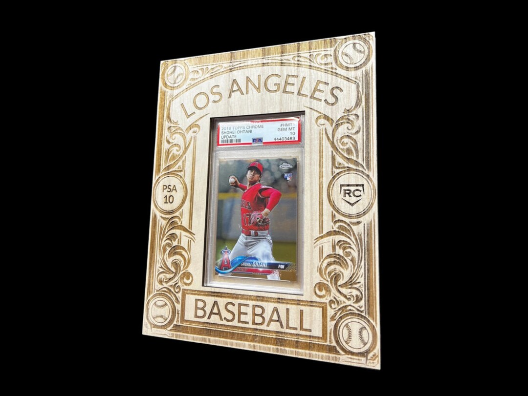 Iwoodmd Custom Designed and Etched PSA 10 Rookie RC Graded Card Display ...
