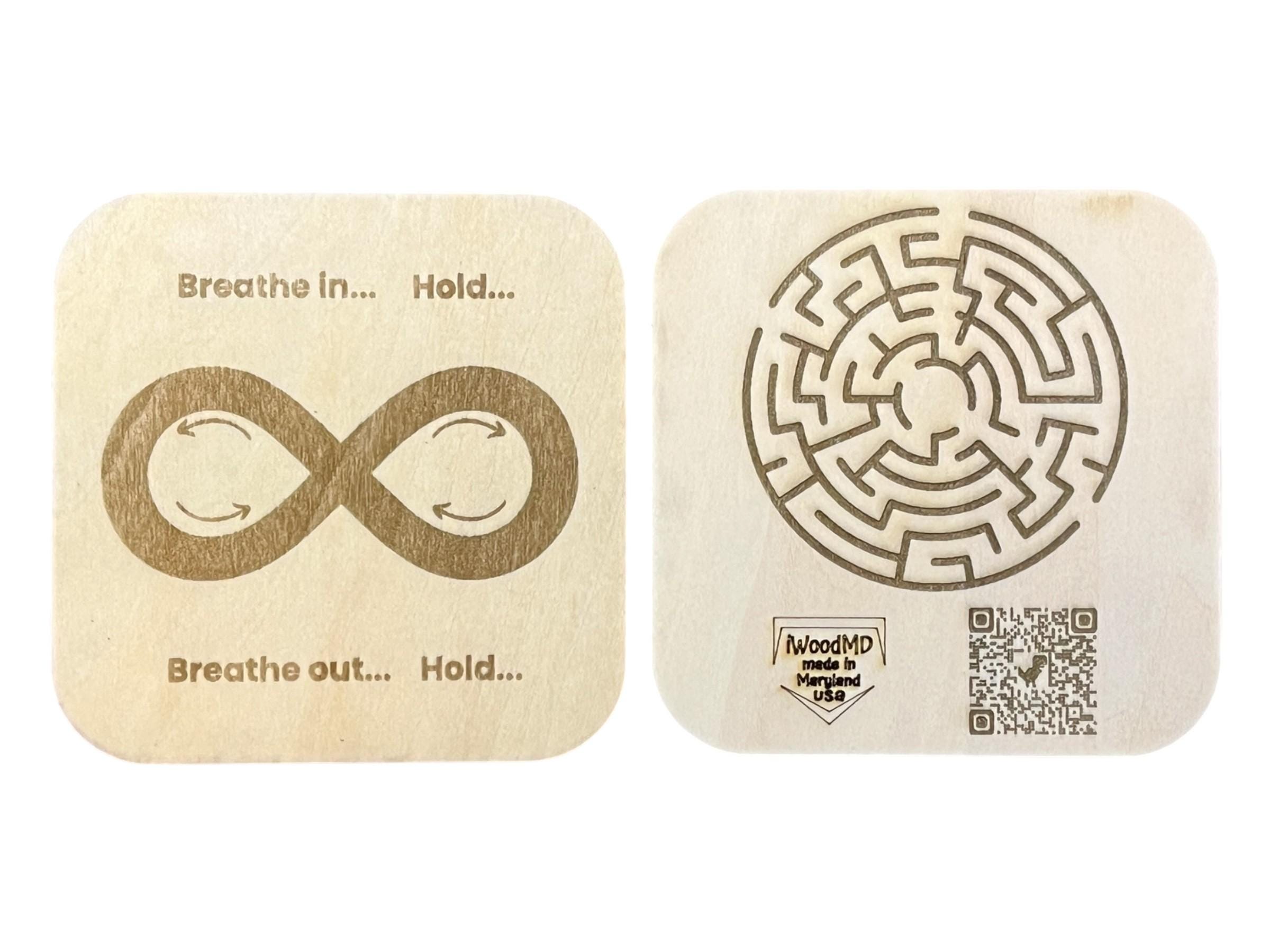 Tactile Wood Mindfulness Breathing Cards for Kids (set of 6) - Etsy