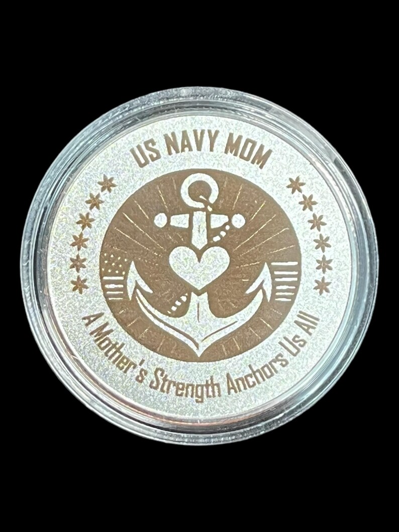 US NAVY Challenge Coin for Mom - Etsy