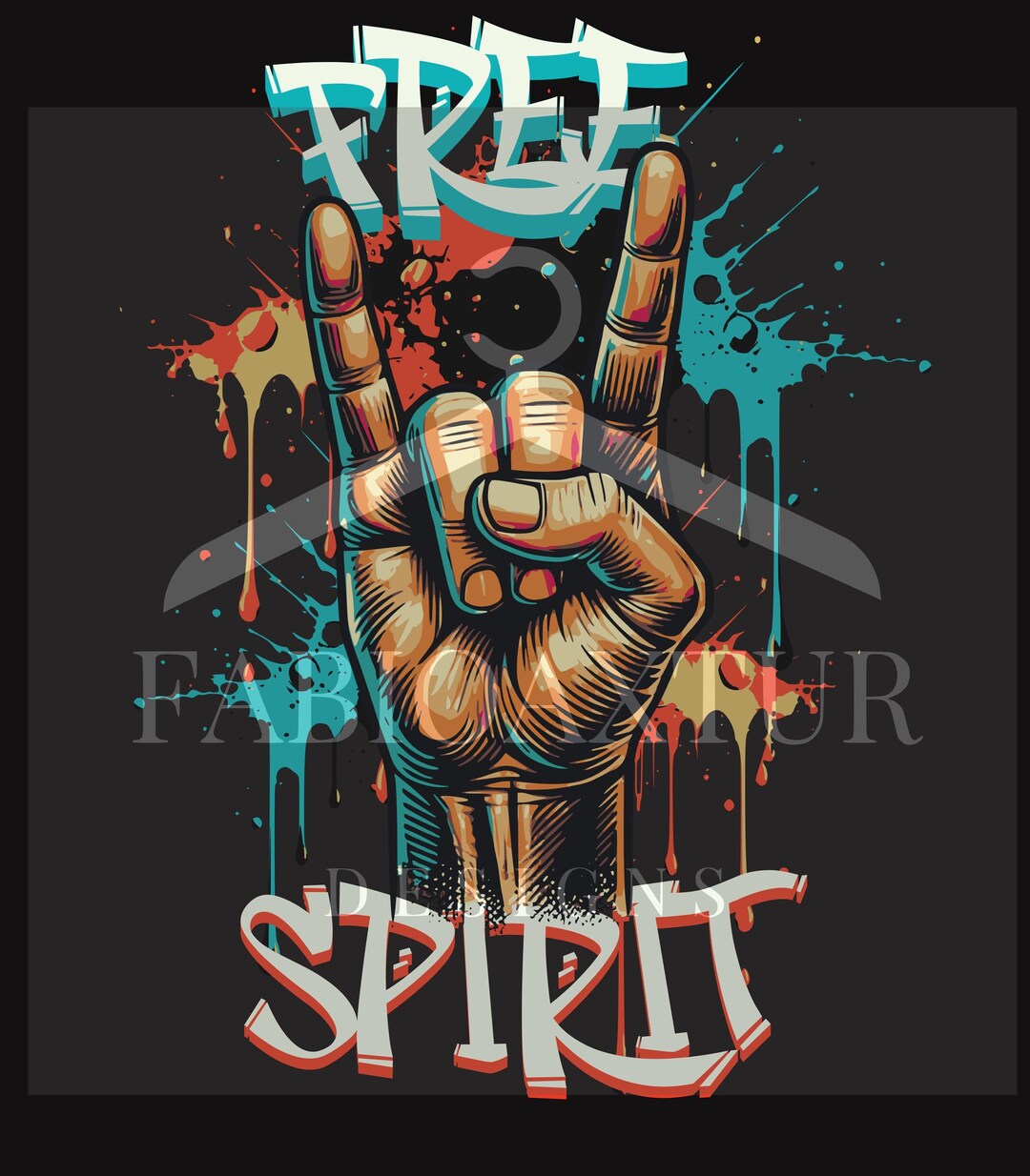 Rock Hand PNG, Jpg, PDF, SVG Metal Horns Gesture Digital Download, High ...