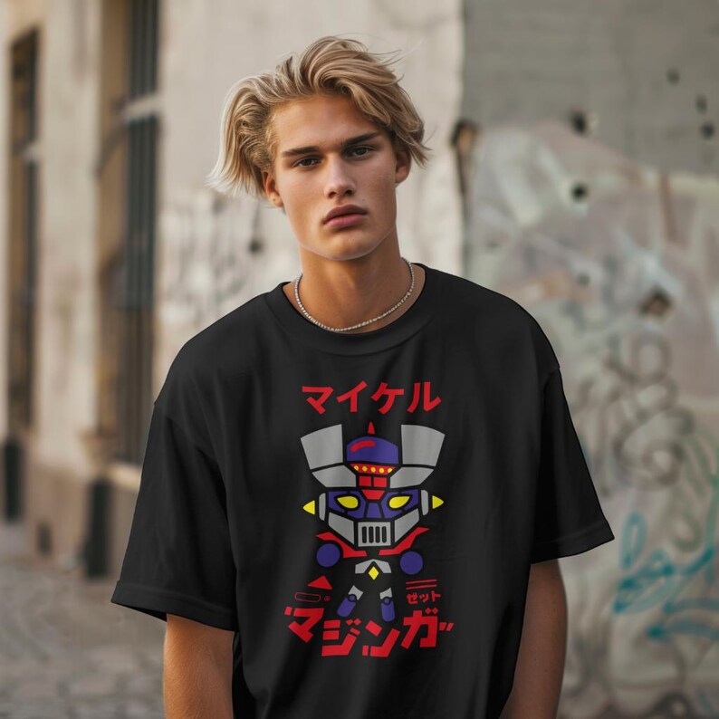 Personalized Mazinger Z - Digital Design With Your Name in Japanese ...