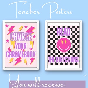 Classroom Decor, Digital Download Classroom Posters, Teacher Posters ...