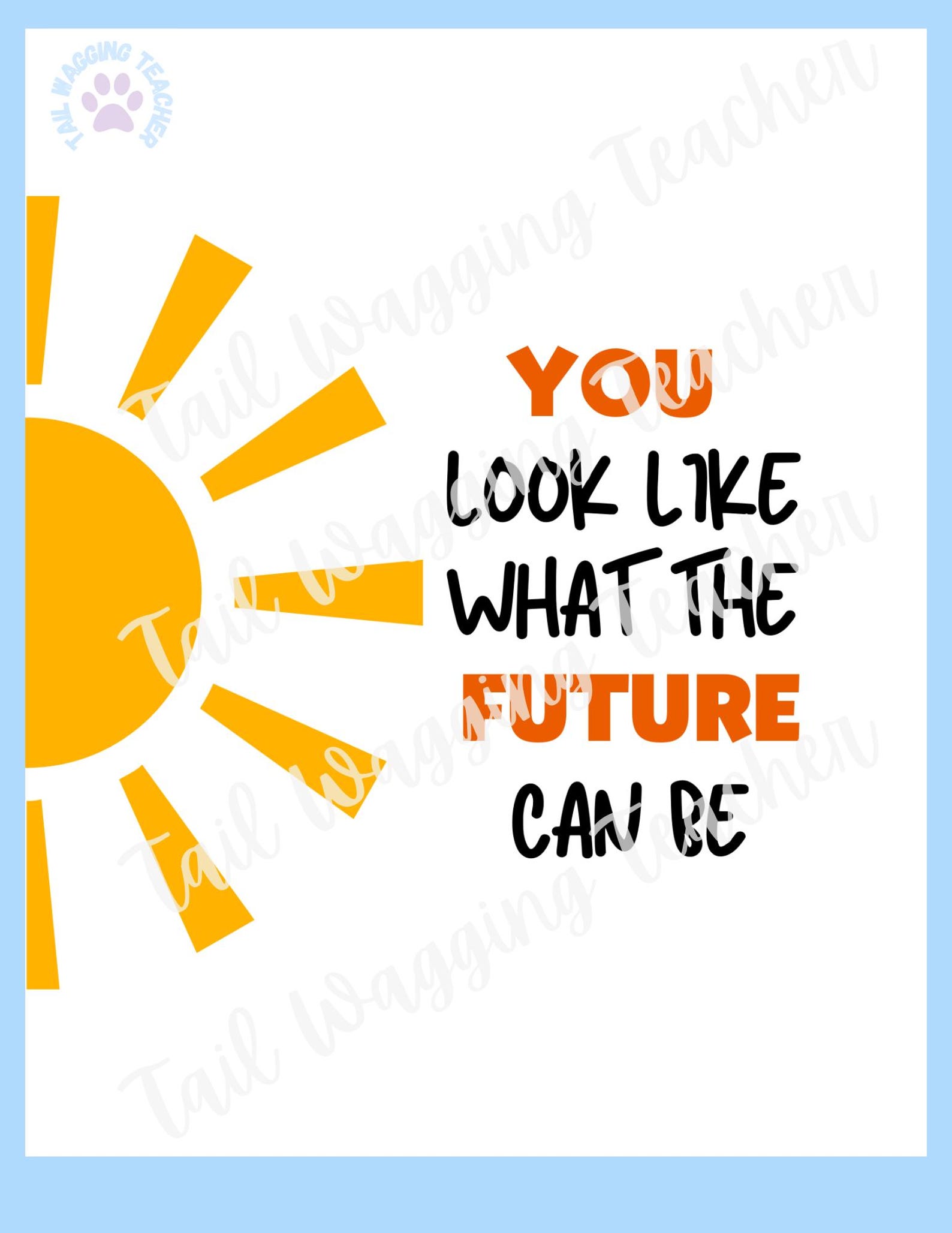 Motivational Classroom Poster, Dream Big, Future Can Be, Classroom ...
