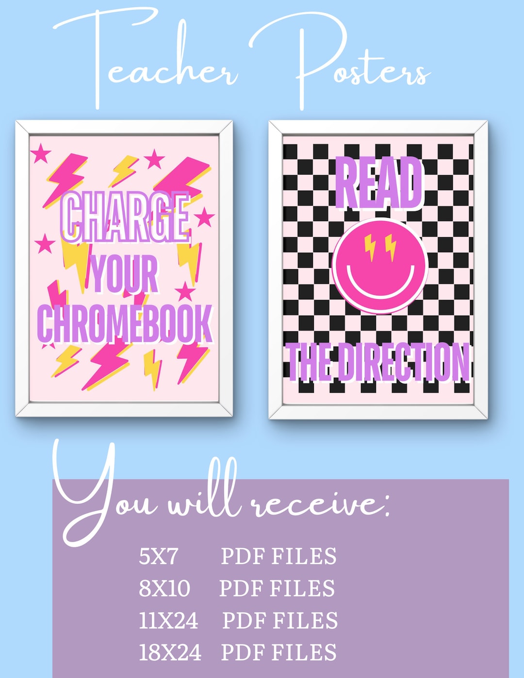 Classroom Decor, Digital Download Classroom Posters, Teacher Posters ...