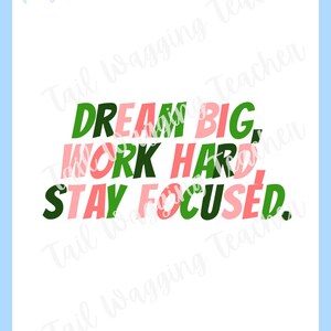 Motivational Classroom Poster, Dream Big, Future Can Be, Classroom ...