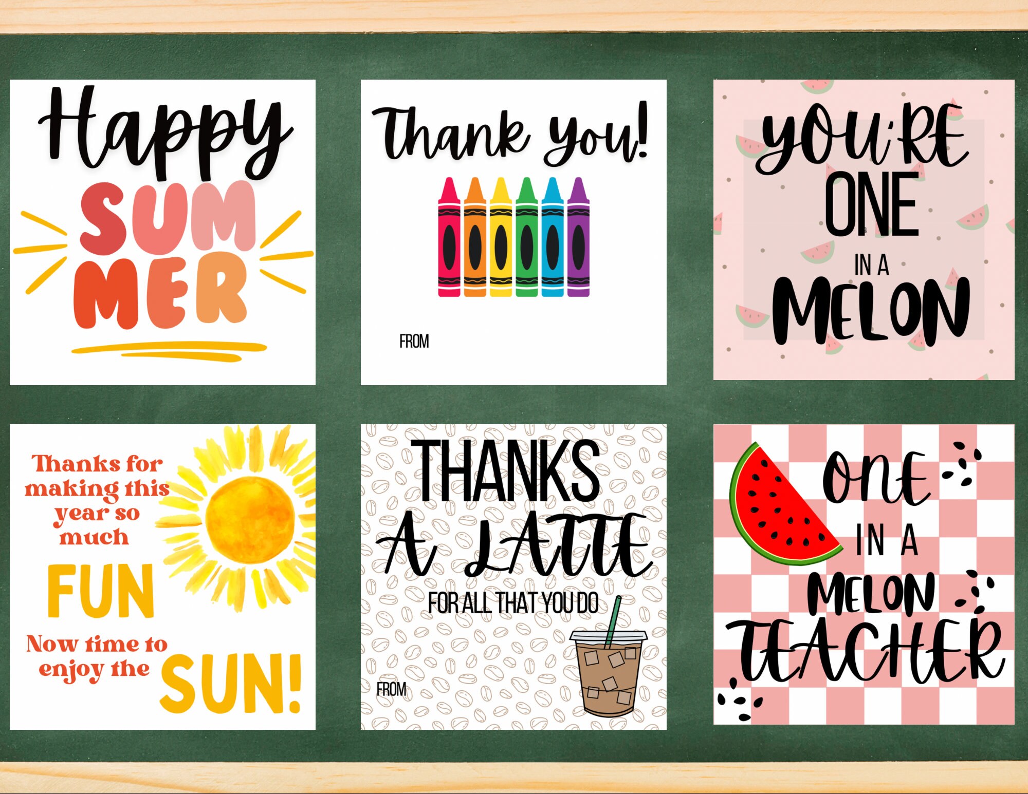 Teacher Gift Tags, Teacher Appreciation Week, End of School Year Gift ...
