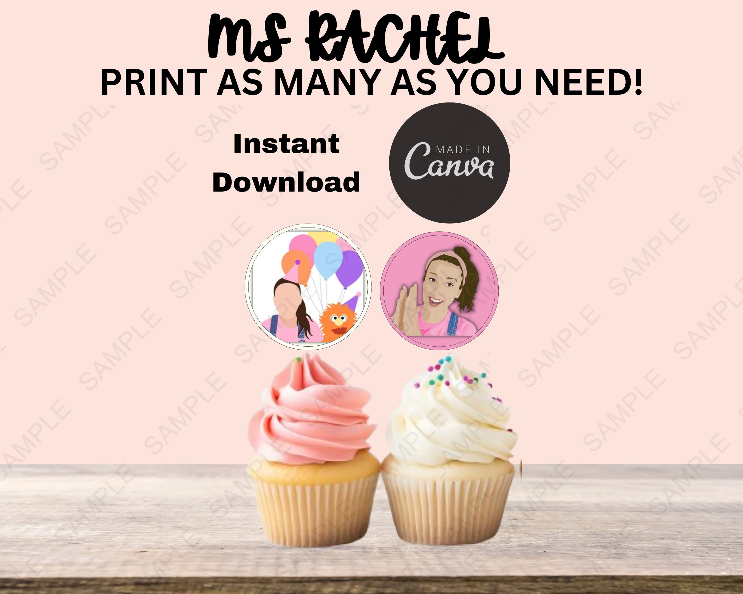 Ms Rachel Birthday Party Bundle Miss Rachel Party Pack Rachel Party ...