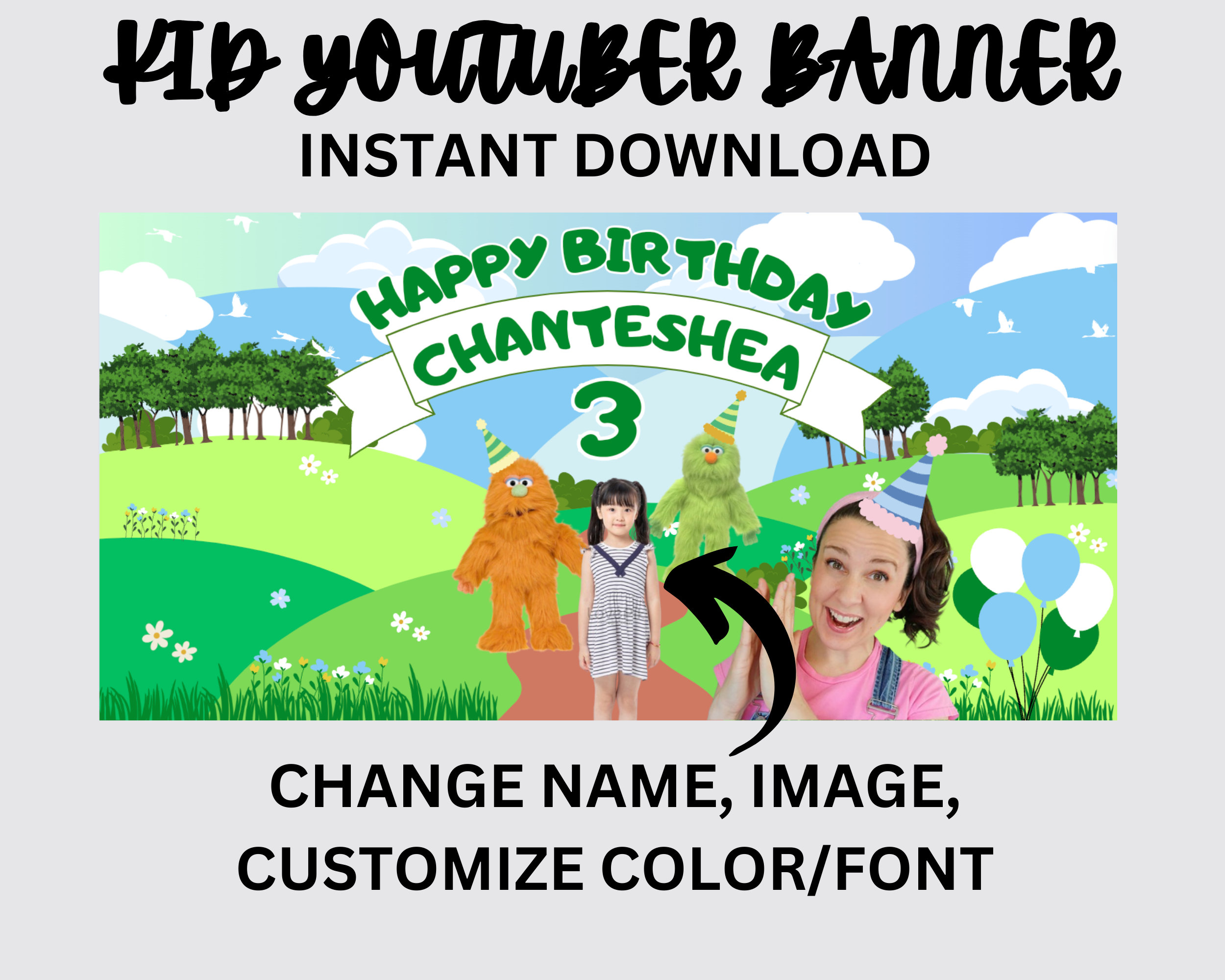 Ms Rachel Birthday Banner | Ms Rachel Party Decorations | Ms Rachel ...