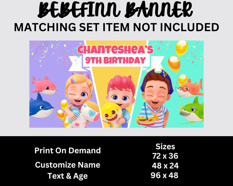 Bebefinn Birthday Party Invitation | Editable Shark Invite | Bebefinn ...