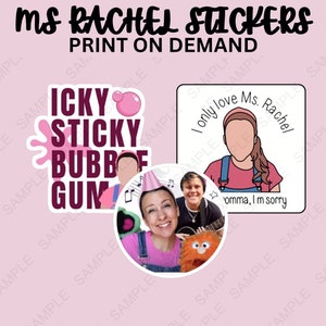 Ms Rachel Stickers | Songs for Littles Print on Demand | Miss Rachel ...
