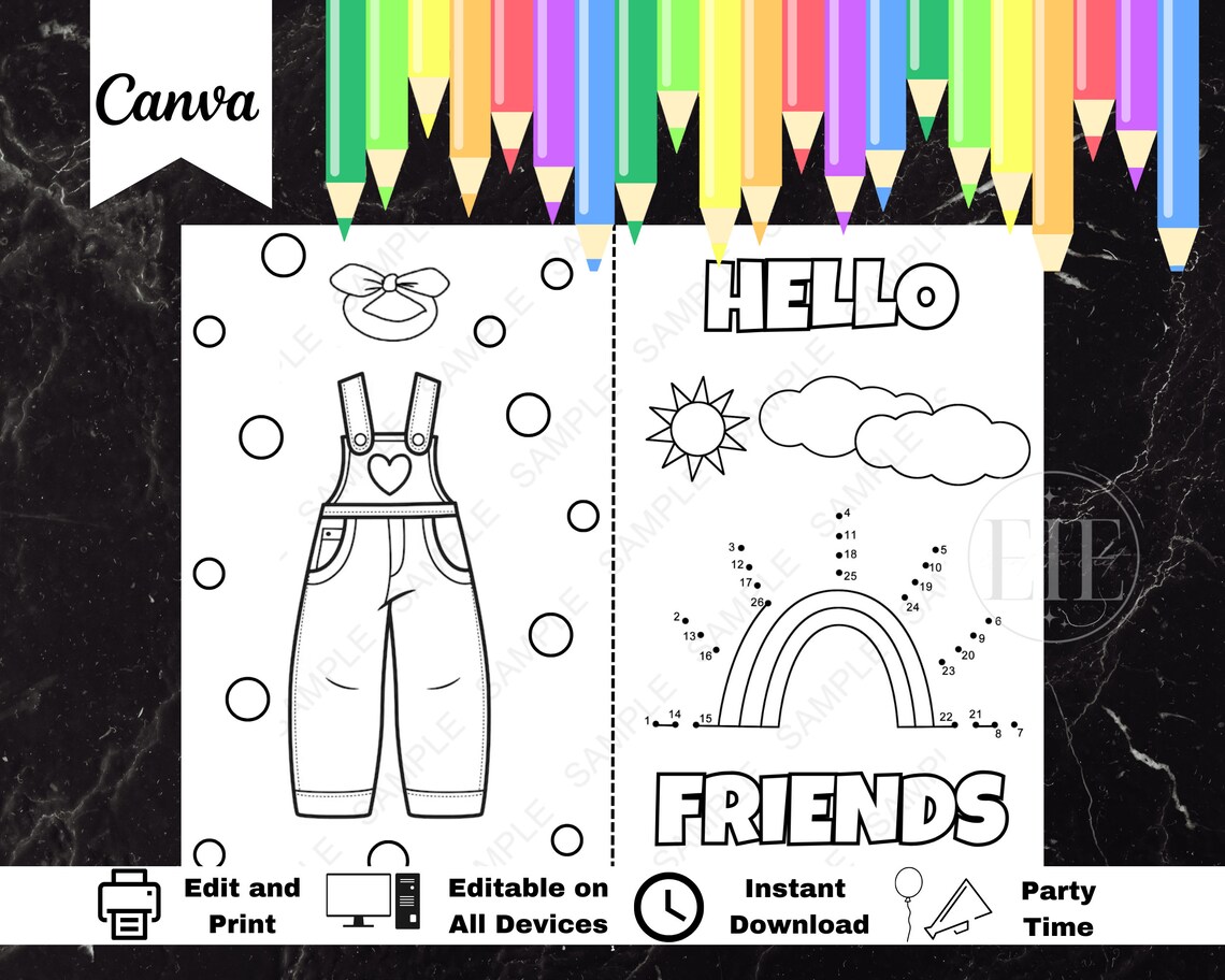 Ms Rachel Coloring Book Ms Rachel Birthday Party Placemat Miss Rachel ...