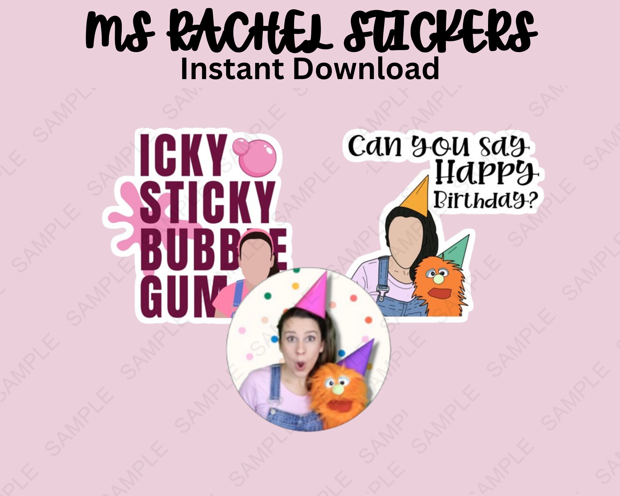 Ms Rachel Birthday Party Bundle Miss Rachel Party Pack Rachel Party ...