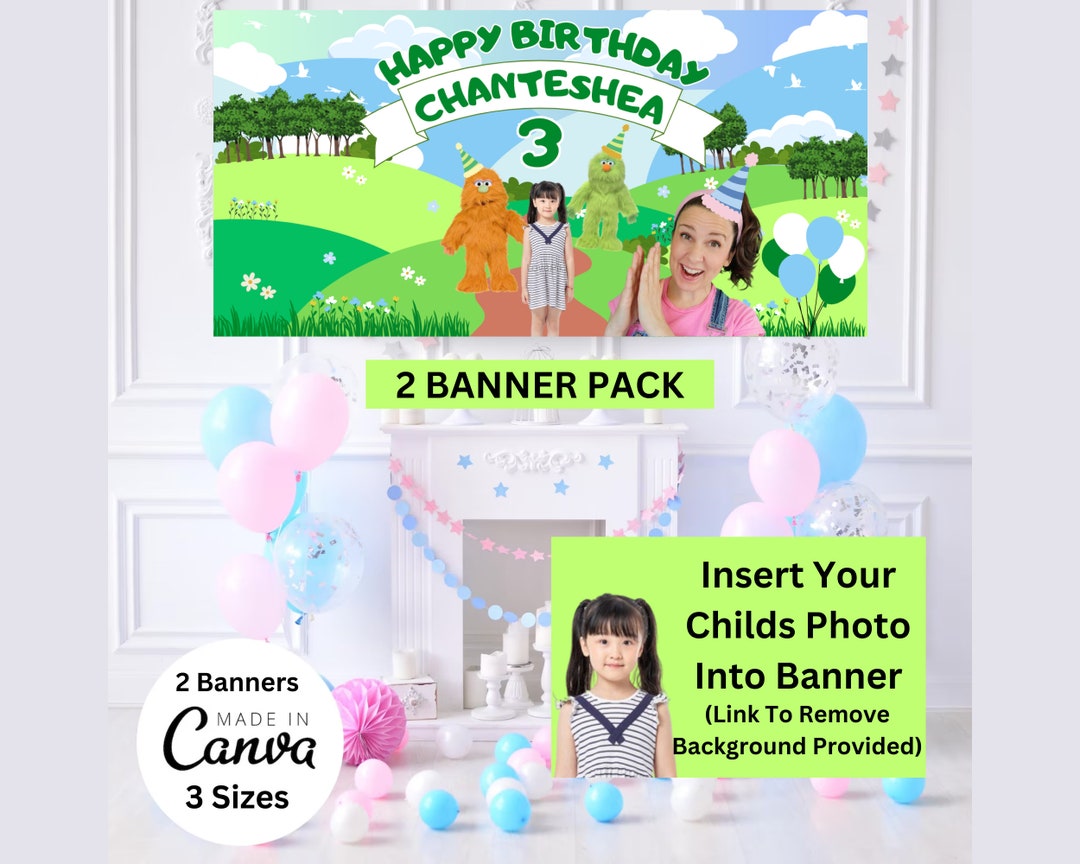 Ms Rachel Birthday Banner Ms Rachel Party Decorations Ms Rachel Poster ...