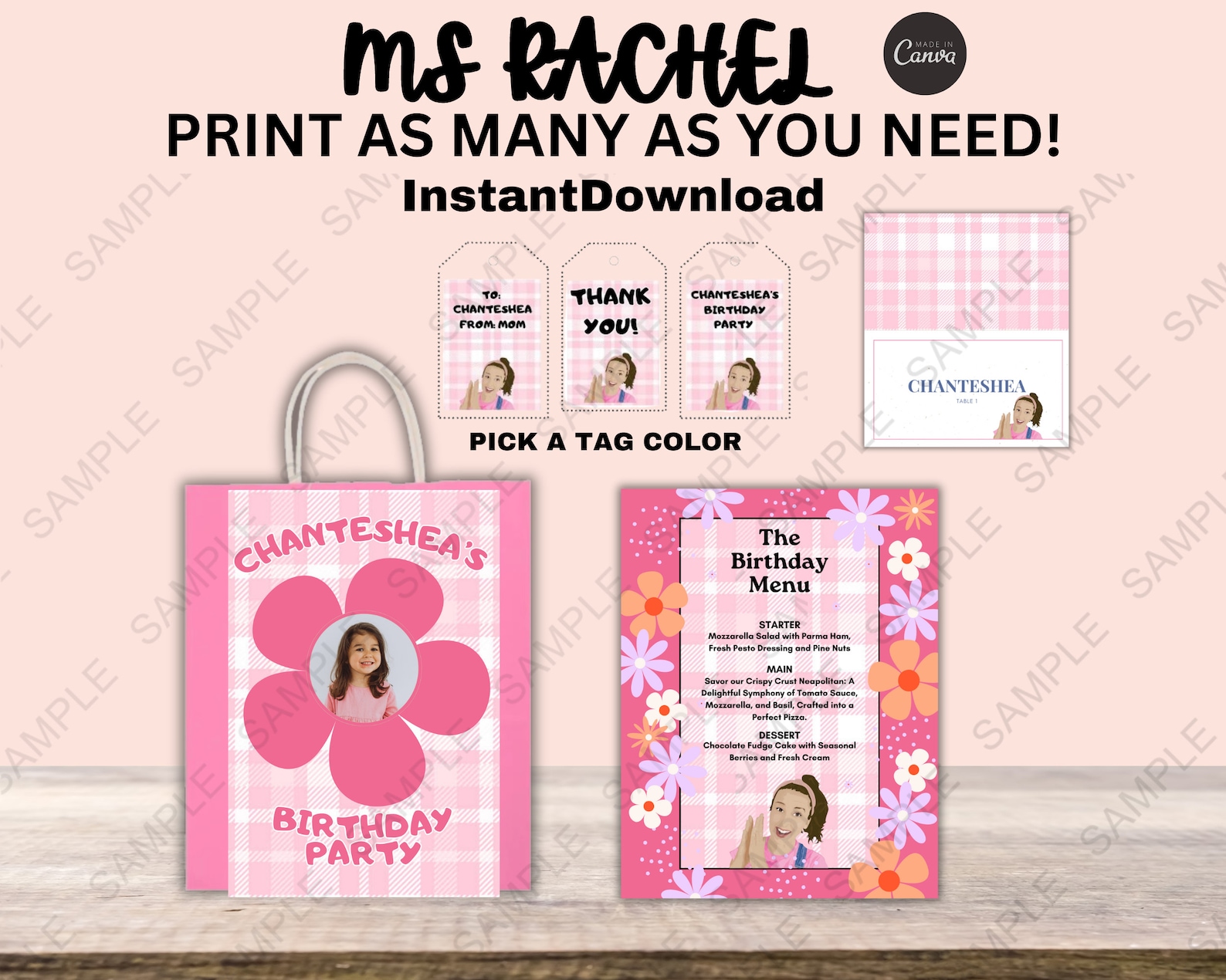 Ms Rachel Birthday Party Bundle Miss Rachel Party Pack Rachel Party ...