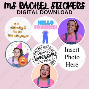 Ms Rachel Stickers | Songs for Littles Print on Demand | Miss Rachel ...