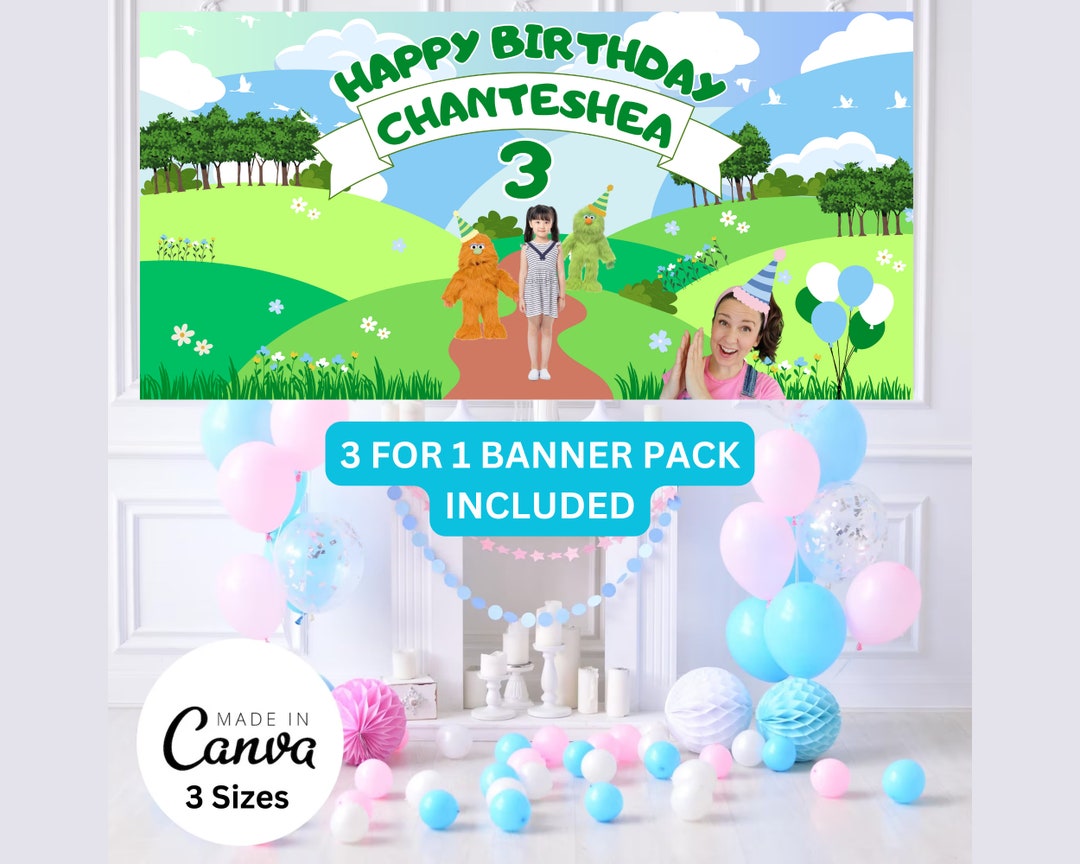 Ms Rachel Birthday Banner Ms Rachel Party Decorations Ms Rachel Poster ...