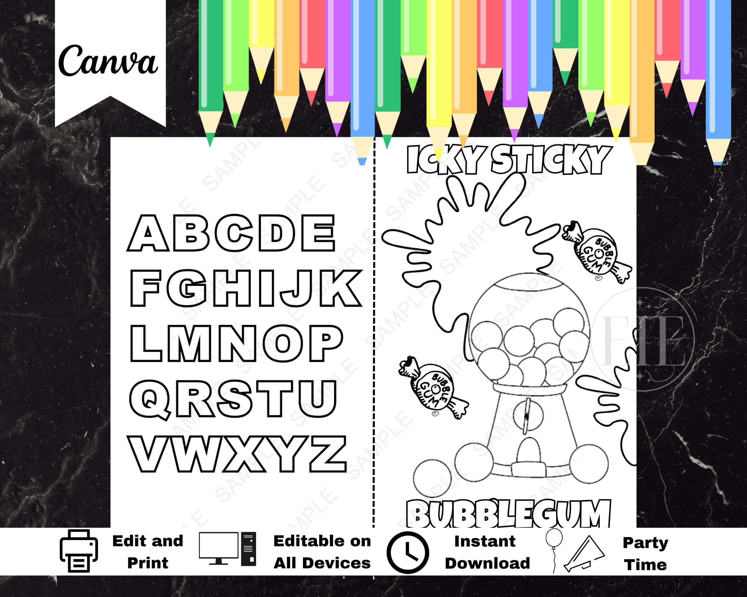 Ms Rachel Coloring Book | Ms Rachel Birthday Party Placemat| Miss ...