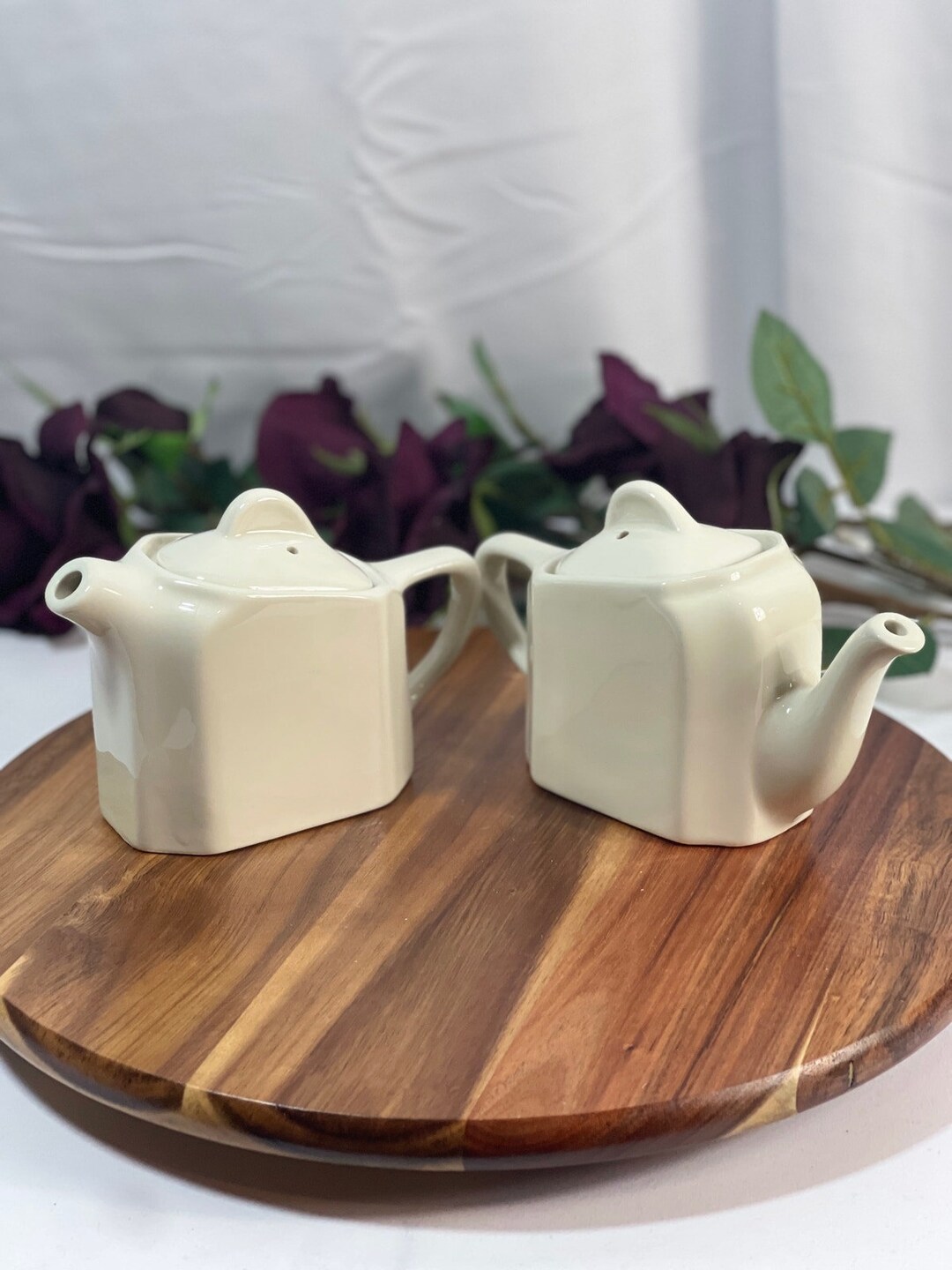 Set of 2 Vintage Hall Teapots USA MCM #185 & #186 - Mid-century Modern ...