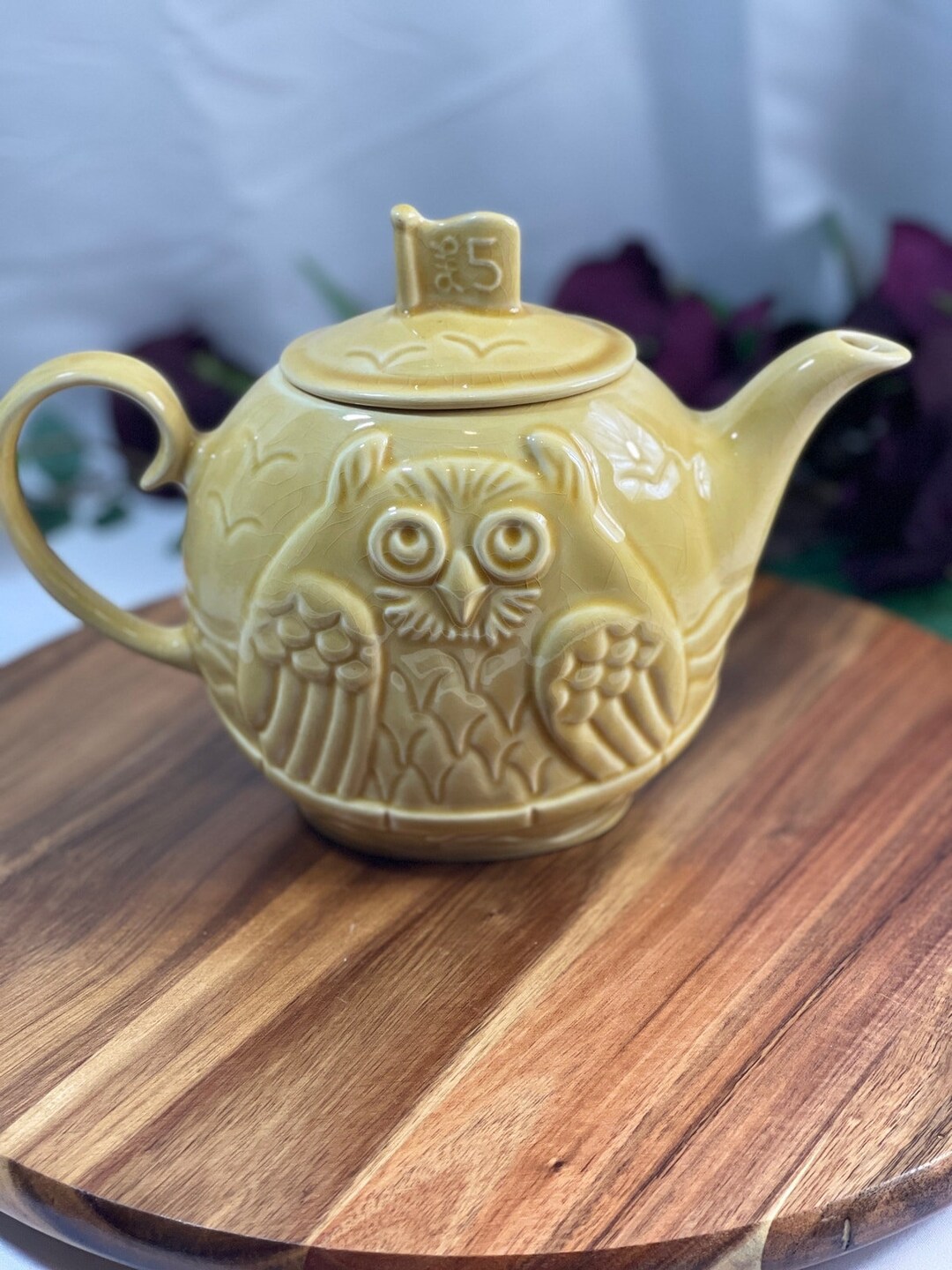 Vintage Wade the Owl and Pussy Cat Teapot, 1999. - Etsy