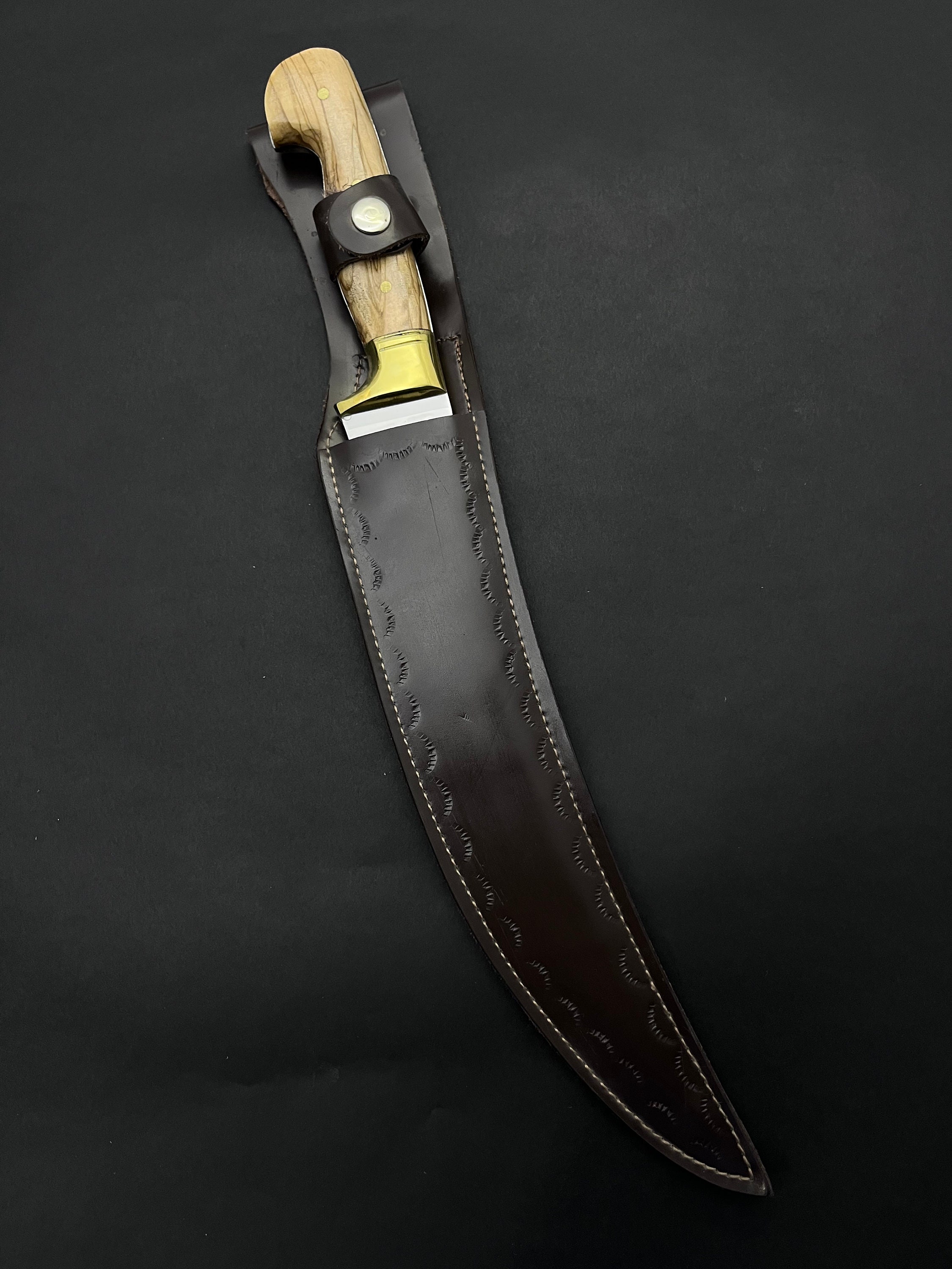 Handcrafted Big Machete Knife Viking Knife Handmade Hunting Gifts for ...