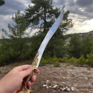 Decorative Mini Sword , Ottoman Sword , Yatagan Sword , Groomsman Gift ...