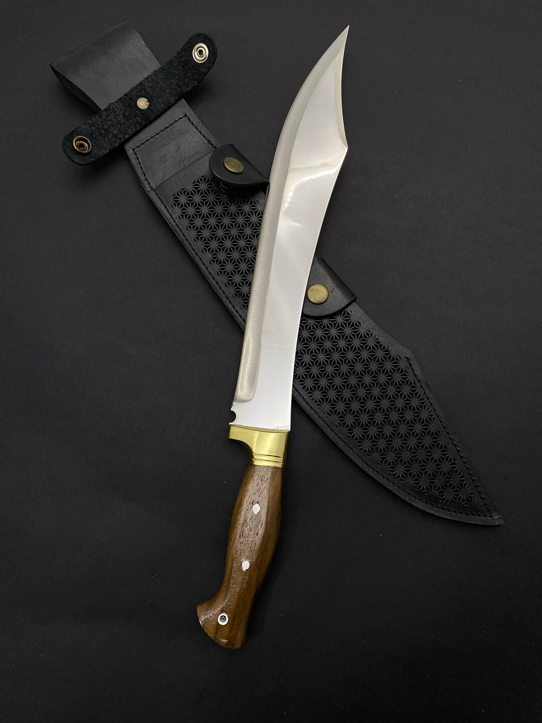 Personalized Stainless Steel Custom Machete Knife , Scimitar Knife ...