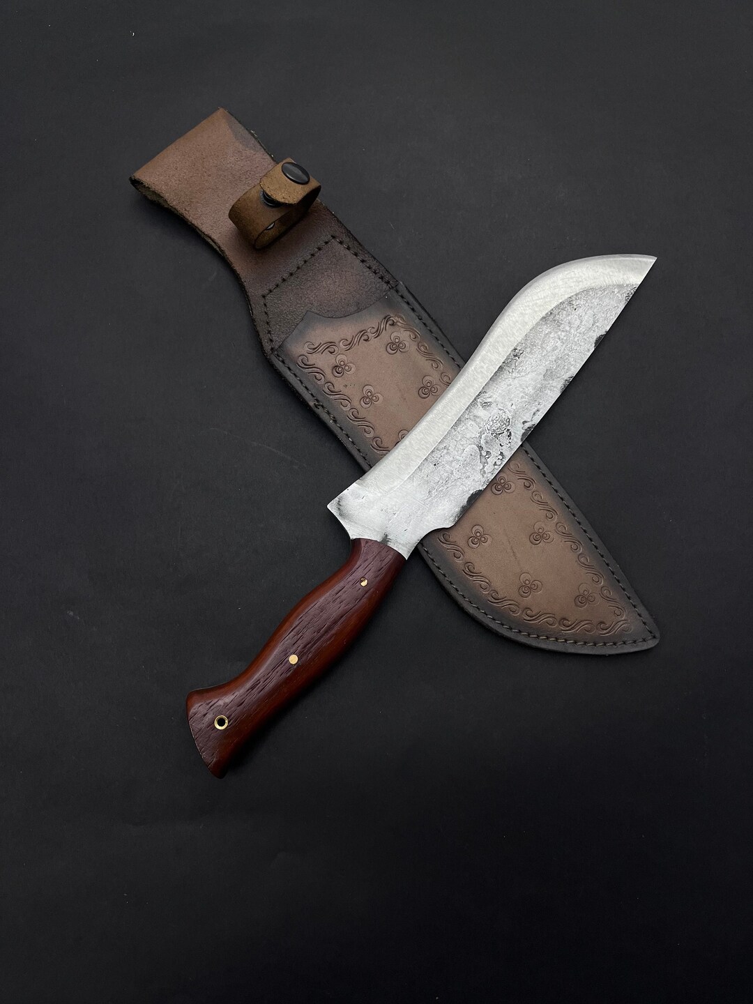 5160 Forged Steel Hunting Knife Bowie Knife Tracker Knife Custom Knife ...