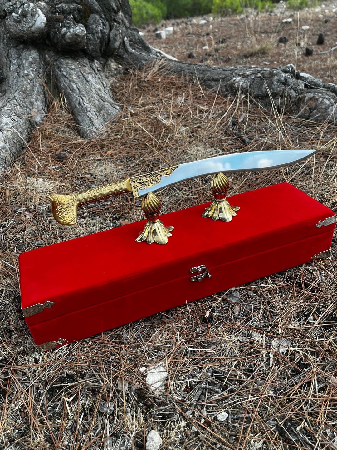 Decorative Mini Sword , Ottoman Sword , Yatagan Sword , Groomsman Gift ...