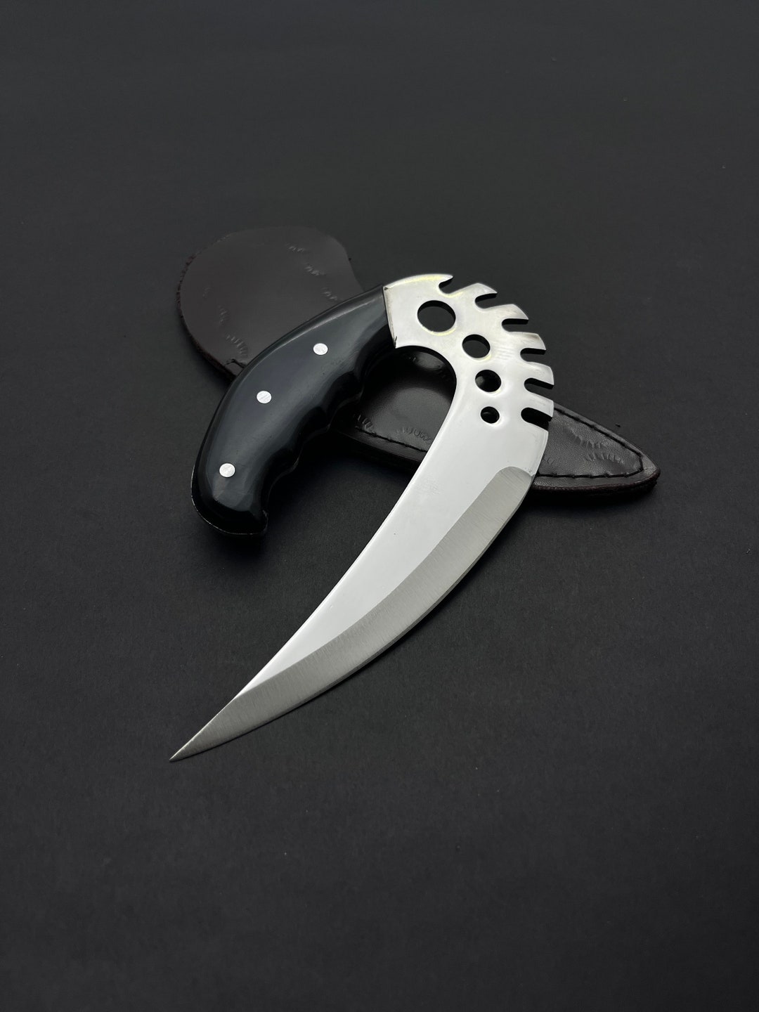 Handmade Karambit Knife: Personalized Engraved Tactical Gift - Etsy