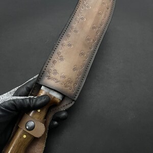 Hand Forged Big Machete Knife Custom Knife Camping Tools Handmade Knife ...