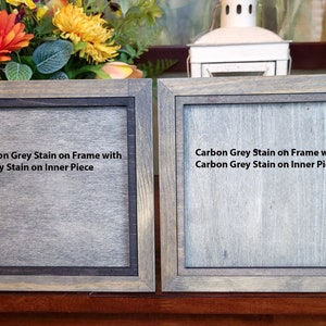 Ceramic Tile Wood Frame: Custom 8-inch X 8-inch Real Wood Frame for ...