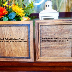 Ceramic Tile Wood Frame: Custom 8-inch X 8-inch Real Wood Frame for ...