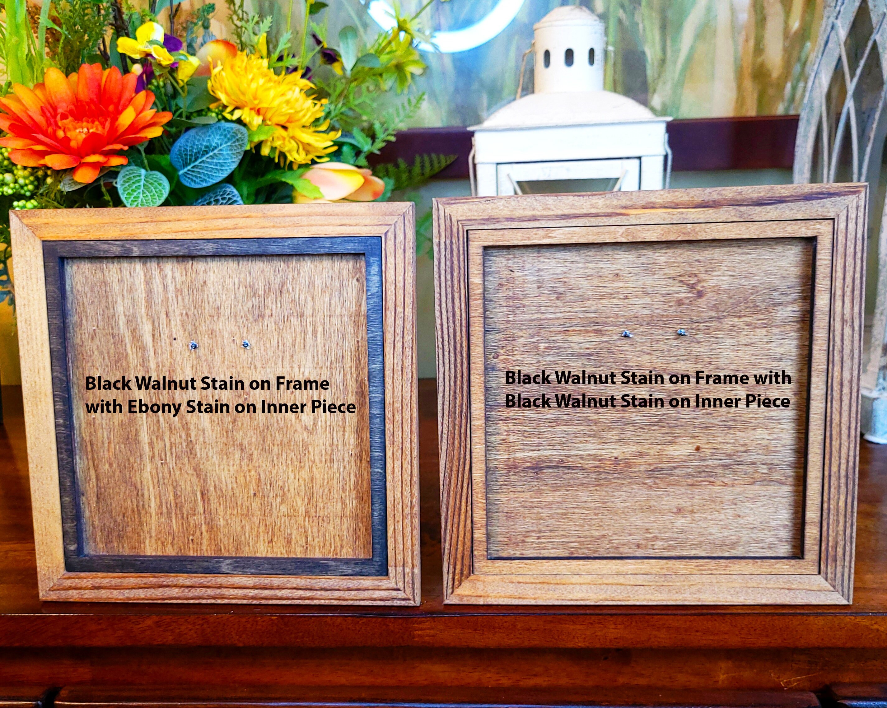 Handmade Wood Frame for 6-inch Ceramic Tile Art - Customizable Display ...