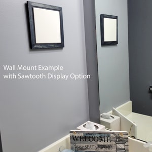 Ceramic Tile Wood Frame: Custom 8-inch X 8-inch Real Wood Frame for ...