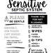 Sensitive Septic Signs 8x10 - Etsy