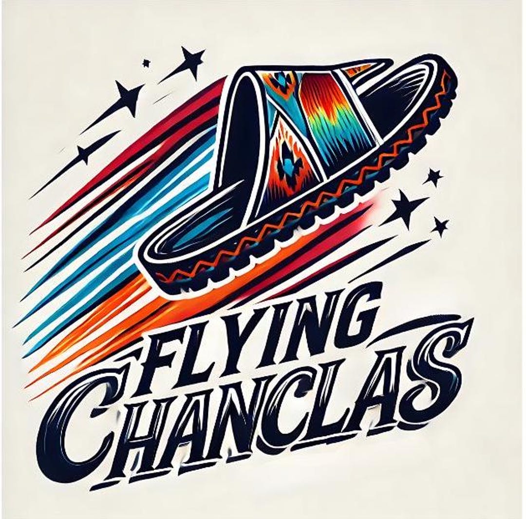 Flying Chanclas Vibrant Graphic T-shirt - Etsy