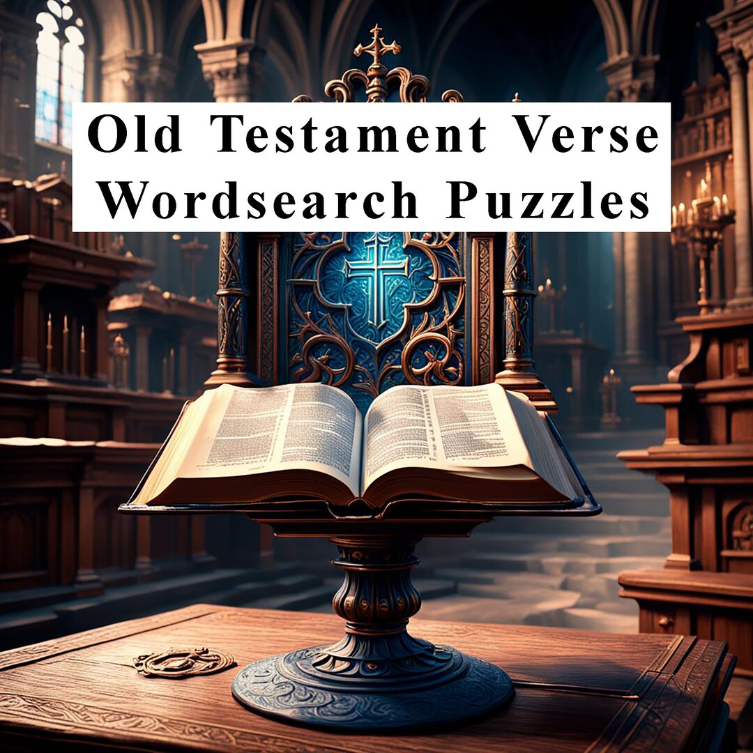 Old Testament Bible Word Search Puzzles (digital Download) - Etsy