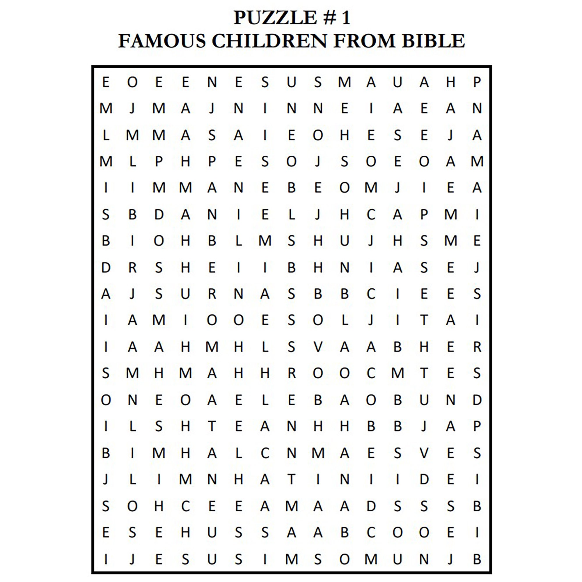 60+ Bible Based Scripture Puzzles. Word Search, Cryptogram, Drop Quotes ...