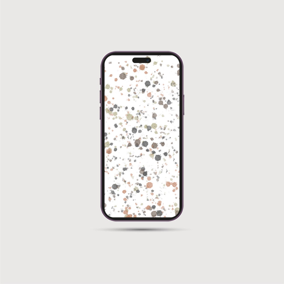 Wallpaper for iPhone or Android | Paint Splatters Pattern | Digital ...